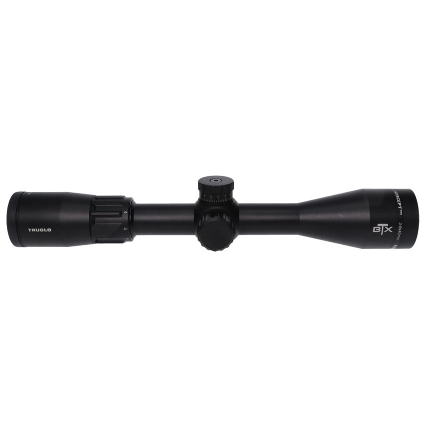 TRUGLO INTERCEPT RIFLE SCOPE BTX 3-9X40 IR DUPLEX RETICLE - BLACK
