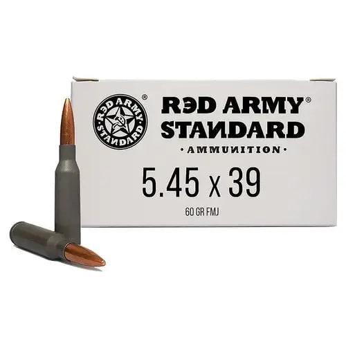 Century Arms Red Army Standard Rifle Ammunition 5.45x39 60gr FMJ Lead ...