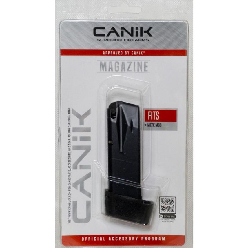 Canik Mete MC9 Handgun Magazine with Full Grip Extension Black 9mm ...