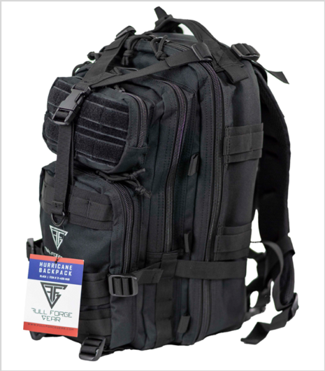 MKS Full Forge Gear Black 10"x12" MOLLE Plate Carrier Shelter