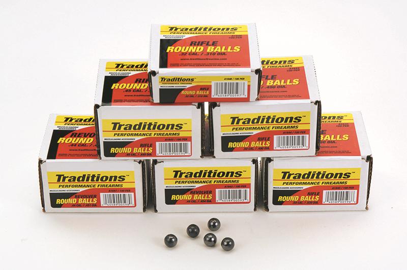 Traditions Muzzleloader Revolver Round Ball - Bulk Pack .44 cal...
