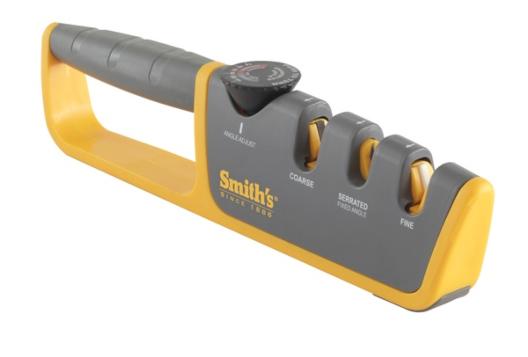 Smith's Adjustable Angle Pull-Thru Knife Sharpener for Straight...