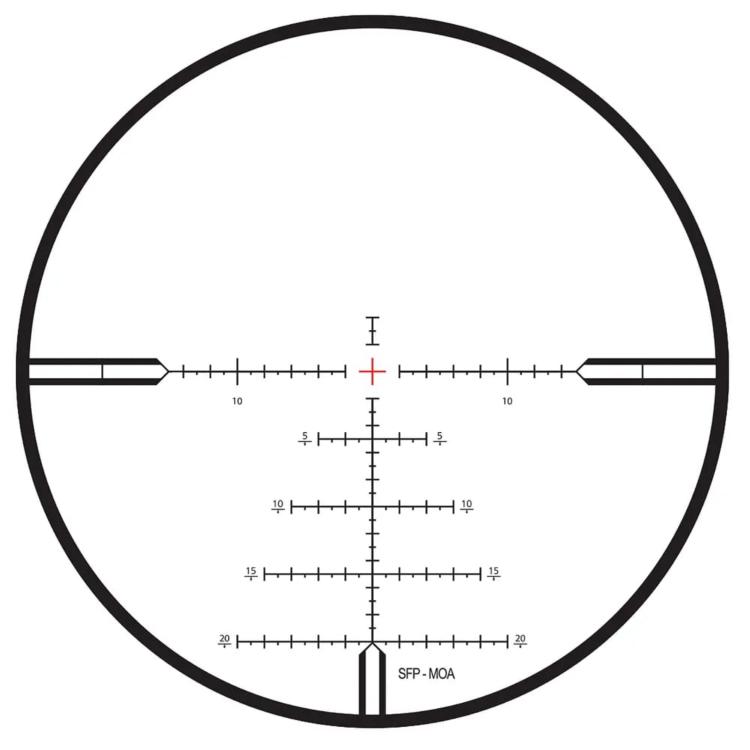 Zeiss Conquest V4 6-24x50 Rifle Scope SFP ZBi Reticle Illuminated Black
